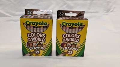Crayola Multicultural Crayons Colors of the World 32 count, 2 Packs | eBay