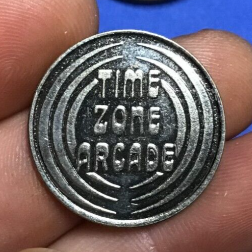 Vintage Time Zone Arcade Token Detroit Michigan Video Game Scrip Motor ...