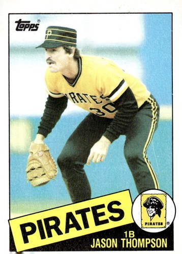 1985 Topps #490 Jason Thompson - Pittsburgh Pirates | eBay