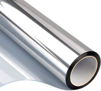 SILVER REFLECTIVE 30"X5' PROLINE WINDOW FILM COLOR SOLAR MIRROR TINT ...