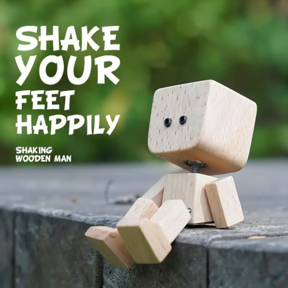 Shaking Leg Doll with 12 Moving Limbs & Accessories Interactive Wooden ...