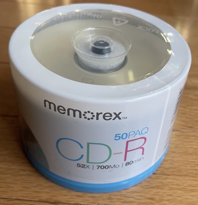 Memorex CD-R NEW SEALED 50 Pack 700MB 80 Minutes | eBay