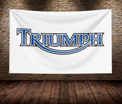 Triumph Motorcycle Logo Banner/Flag - 42749/750/751 - ZZ3094 | eBay UK
