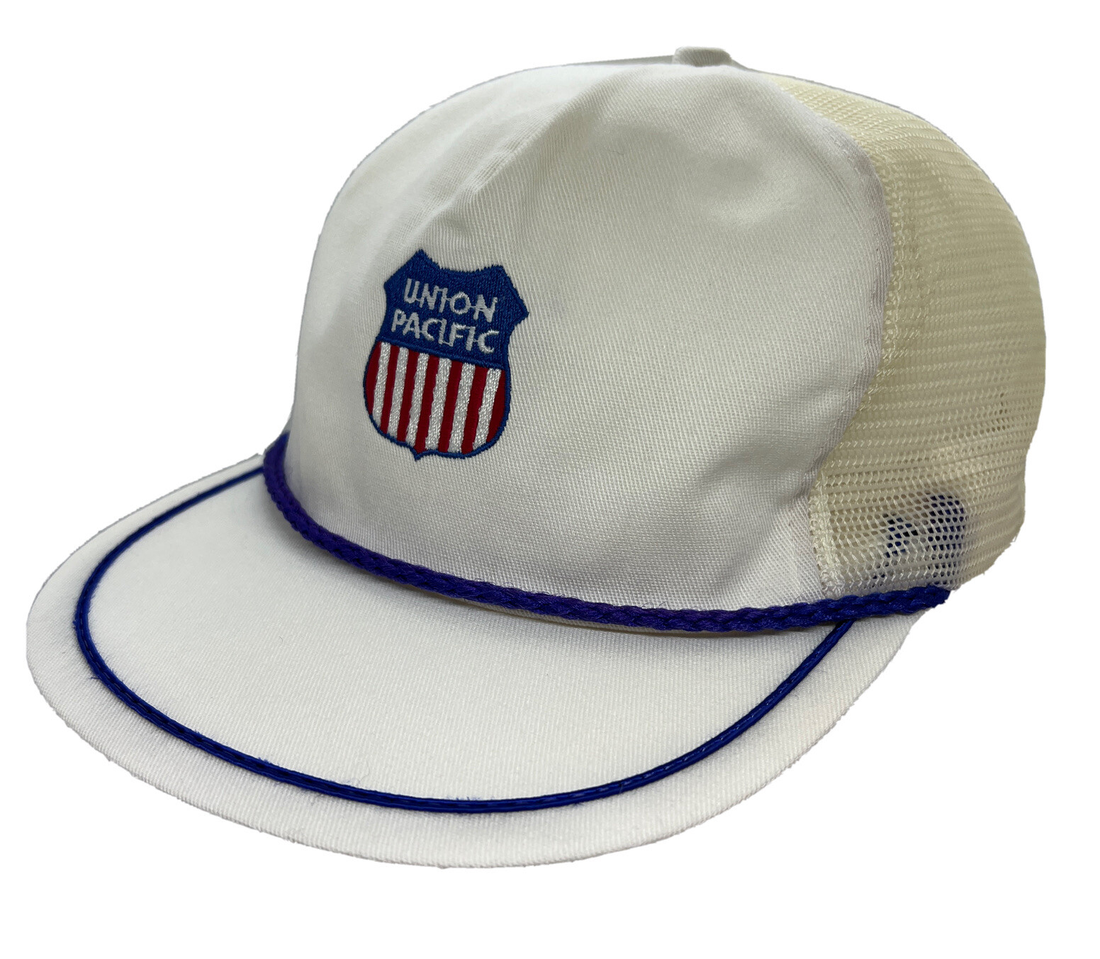 Vintage Union Pacific Railroad Railway Meshback Rope … - Gem