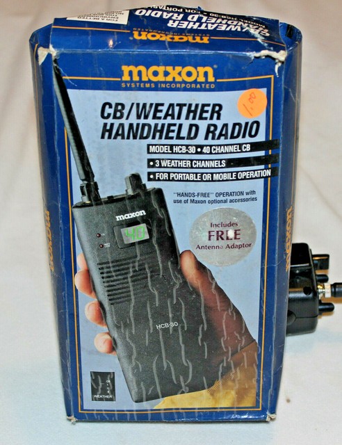 Maxon Handheld 40 Channel CB With 3 NOAA Weather Channels for sale ...