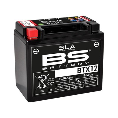 Batterie BS BATTERY SLA sans entretien activé usine - BTX12 | eBay