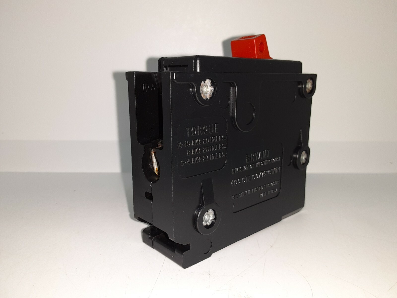 Bryant BR120 1 POLE 20 AMP 120V CIRCUIT BREAKER Type BR RED HANDLE | eBay