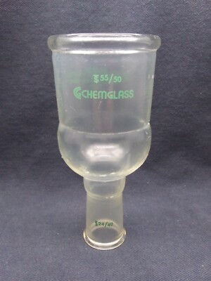 CHEMGLASS 55/50 To 24/40 Outer Joints Reducing Enlarging Connecting ...