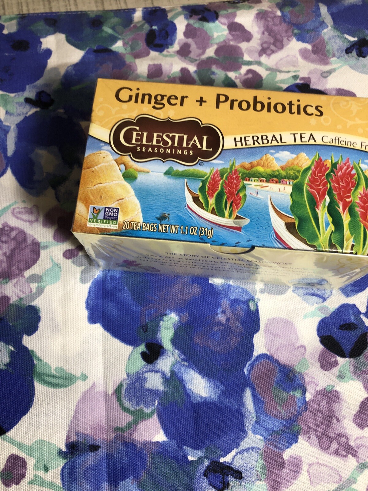 Celestial Seasonings Ginger Probiotics Herbal Tea - 2 Boxes 40 Bags ...