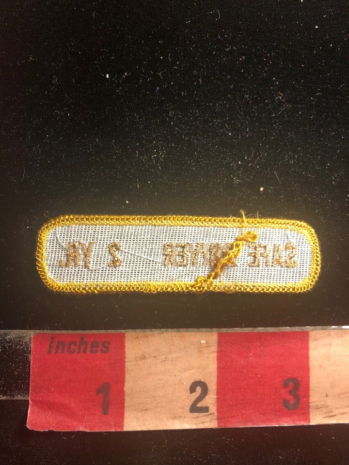 2 Year SAFE DRIVER AWARD Embroidered Twill Trucker Tab Patch 86V9 | eBay