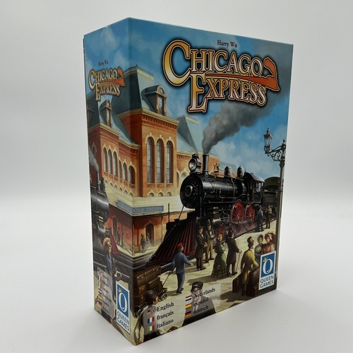 Chicago Express Board Game 2008 Harry Wu Queen Games 100% Complete In ...