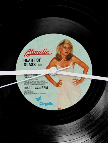 Blondie Heart of Glass Vinyl Record Clock 12 inch LP Unique Gift Debbie ...