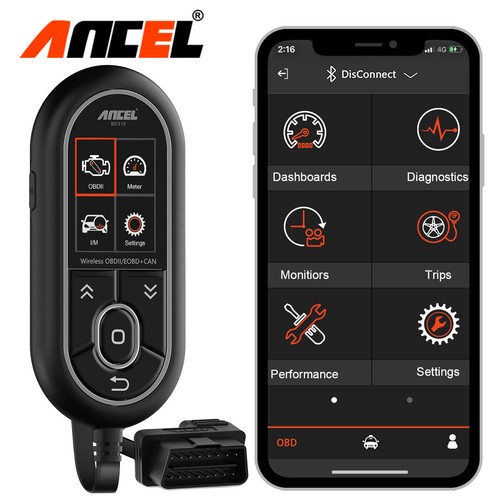 Bluetooth Professional OBDII Code Reader Vehicle Scan Tool Fr Android ...