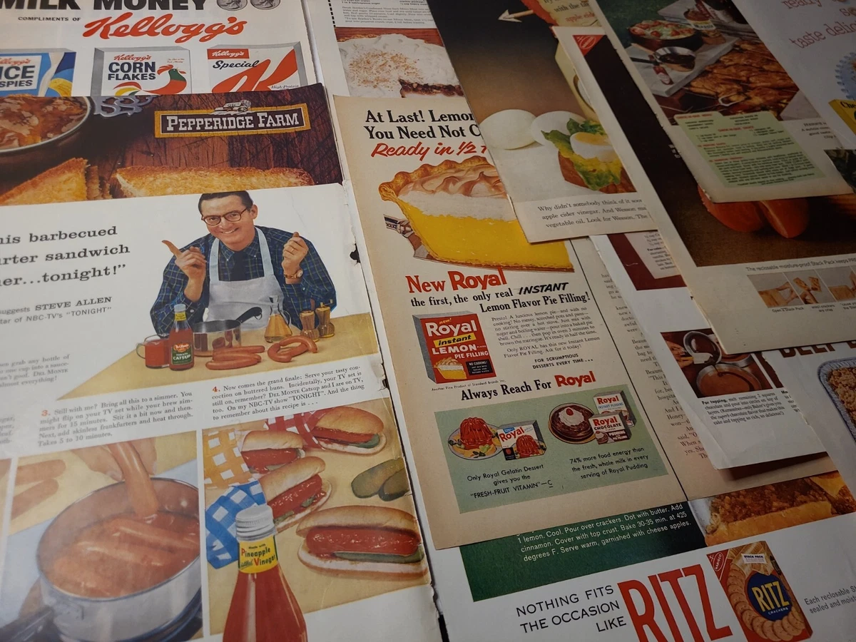 Magazine Advertisements For Food