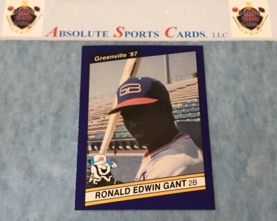 1987 Greenville Best Cards #13 RONALD “RON” GANT Rookie Card XRC | Rare ...