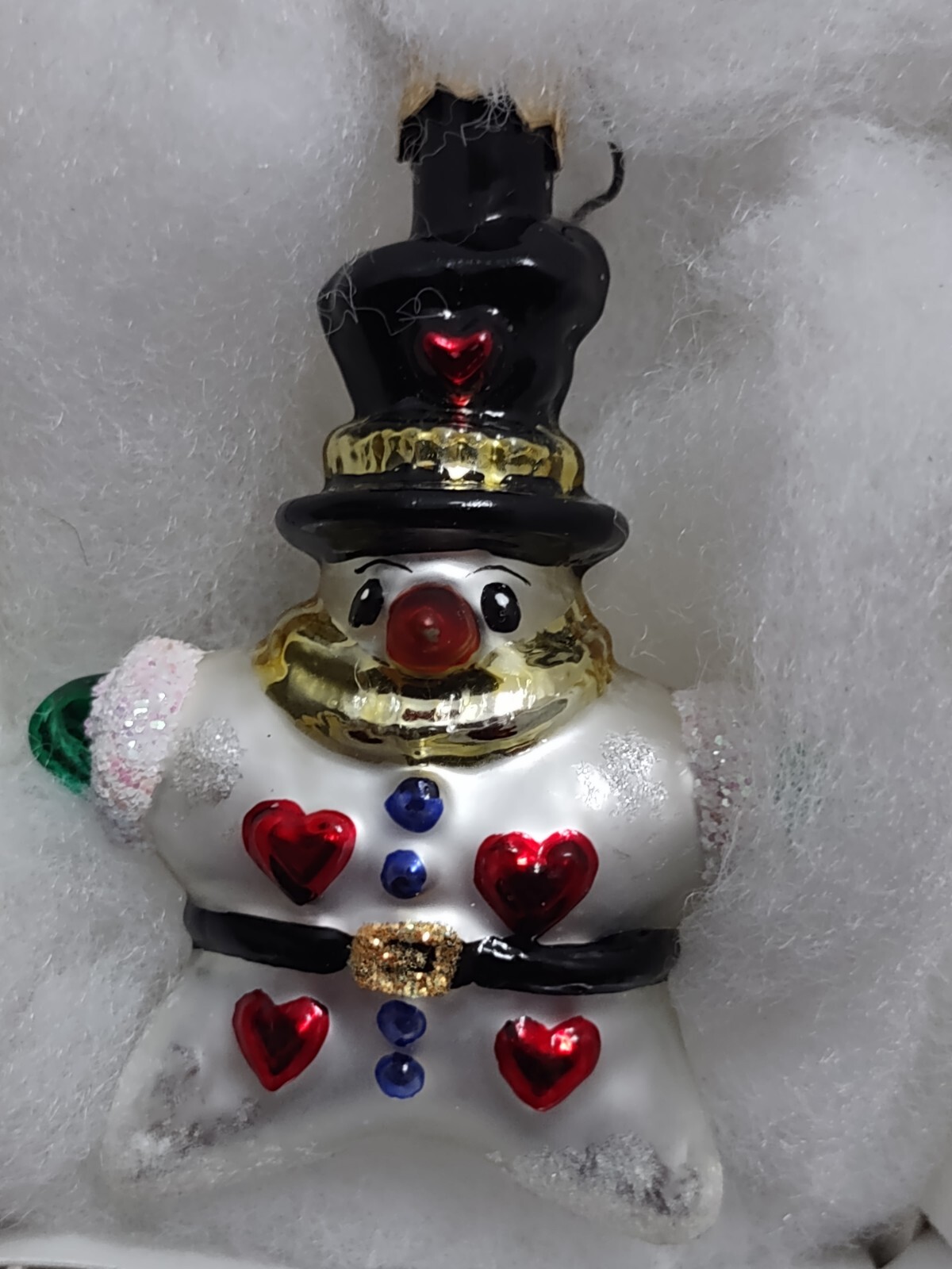 Christopher Radko Little Gem Snowman Ornament | eBay