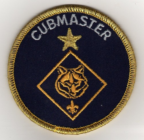 Cubmaster Unit Leader Award of Merit Patch, "Scout Stuff" Back, Mint ...