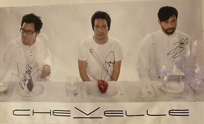 2016 Chevelle Poster SIGNED BY BAND (PETE & SAM LOEFFLER, DEAN ...