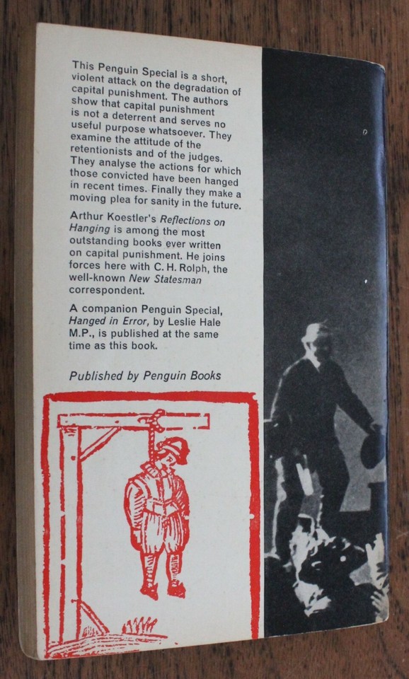Hanged by the Neck, Arthur Koestler and C.H. Rolph, Penguin 1961 | eBay
