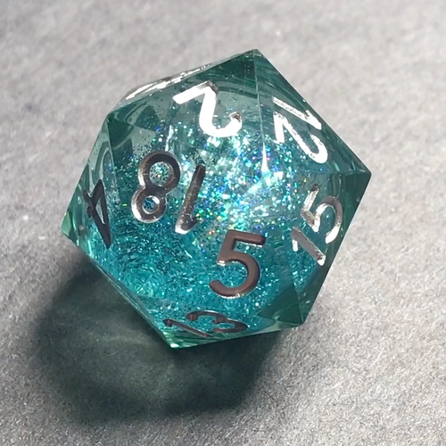 Fanroll Elixir Liquid Core D20 Dice: Mana Extract - NEW (Individual Dice) | eBay