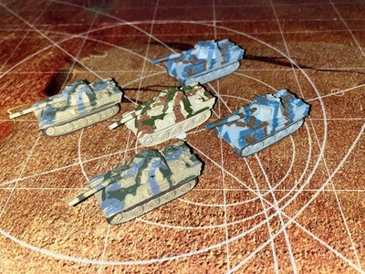 Micro Machines Military Lot X5 Panther Panzer Mark V German Medium Tank ...
