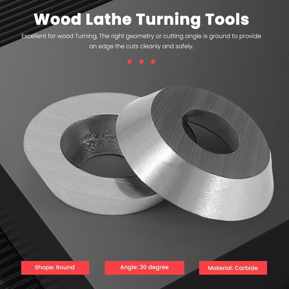 Ci3 Round 12X2.5mm Carbide Inserts Cutters Replacement Blade Fit for ...