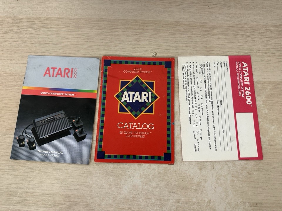 Atari 2600 Darth Vader Console Set - Complete In Box & Matching Serials ...
