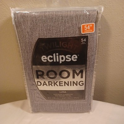 Twilight Eclipse Room Darkening 54'' Panel Luna Grey | eBay