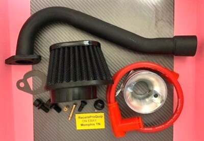 Predator 212 Stage Kit MiniBike Intake Filter Jets Ignition Exhaust ...