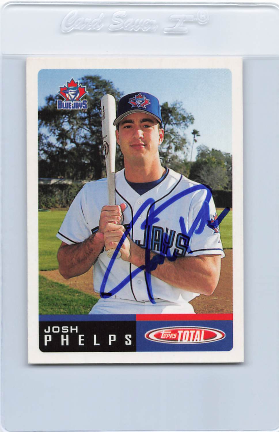 2002 Topps Total #665 Josh Phelps Blue Jays Signed Auto *H6374 | eBay