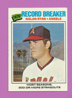 STRONG EX-MT+/- NOLAN RYAN HOF 1977 TOPPS #234 UNCREASED MID-GRADE ...