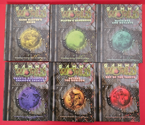 Gamma World RPG Lot Of 6 Gaming Books - Game Master Guide +5 more | eBay
