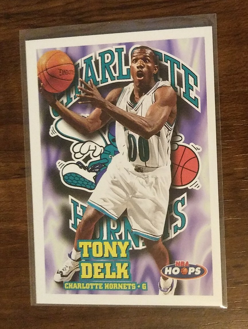 TONY DELK 1997-98 Skybox NBA Hoops Basketball Card #21 Charlotte ...