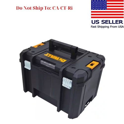 TSTAK VI 17 in. Stackable Deep Tool Storage Box | eBay