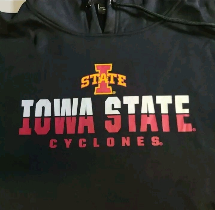New Iowa State Cyclones Men's 2XL XXL Hoodie / Hooded Sweatshirt ...