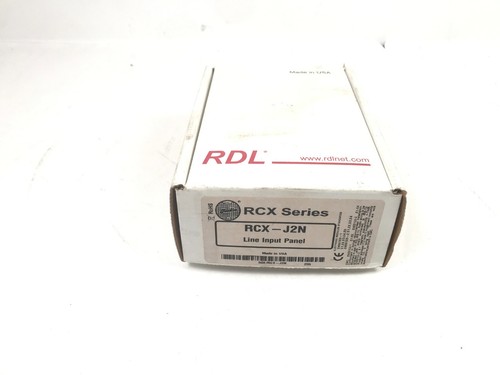 RDL RCX-J2N Radio Design Labs Line Input Panel | eBay