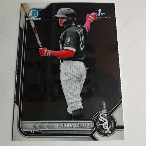 2022 Bowman Chrome Prospects Elijah Tatis Chicago White Sox #BCP-23 1st ...