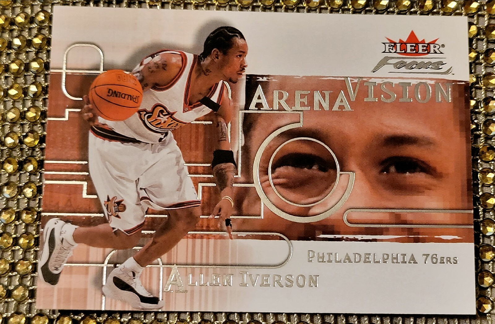 ‼️MINT 2000-01 Fleer Focus ARENA VISION Allen Iverson #9AV 1-OWNER ...