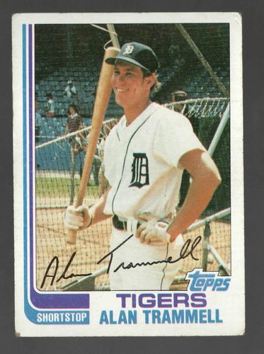 1982 Topps Alan Trammell Detroit Tigers #475 Good | eBay