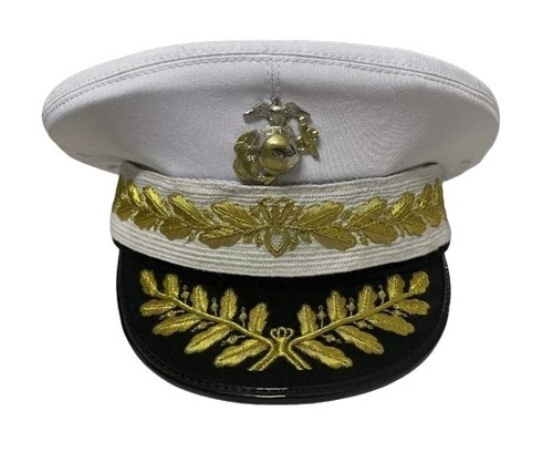 The Salute Uniforms USMC COMMANDANT DRESS WHITE HAT | eBay