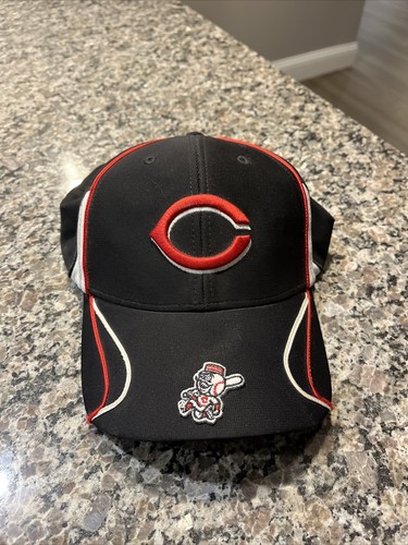 Cincinnati Reds Hat Strapback Mr Redlegs Black | eBay