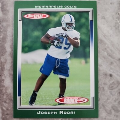 2006 Topps Total Football Card #473 Joseph Addai Colts Rookie | eBay