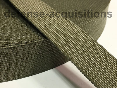 1 INCH Military Elastic Webbing MIL-W-5664 RANGER GREEN MilSpec - Per ...