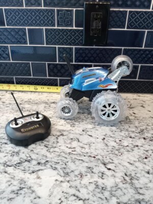 Thunder Tumbler Remote Control Blue 360 Degree Blue Rally Car Gift | eBay