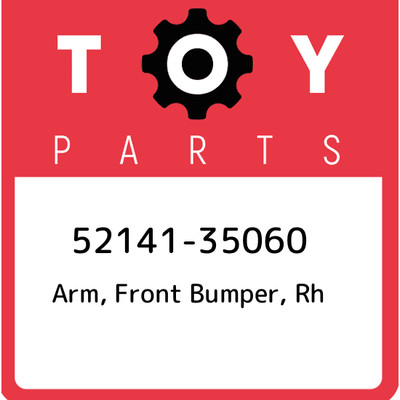 52141-35060 Toyota Arm, front bumper, rh 5214135060, New Genuine OEM ...
