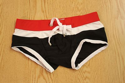 SEOBEAN Men's Low Rise Swimwear Trunks Boxer Brief Bikini Swimsuit | eBay