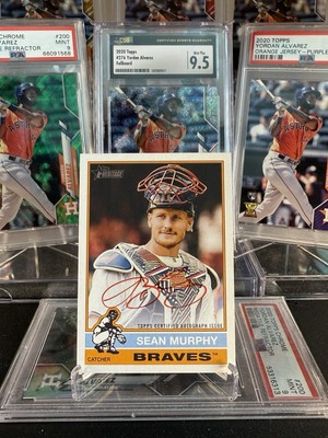 2025 Topps Heritage Real One Auto #ROA-SM Sean Murphy Red Ink /76 SSP ...