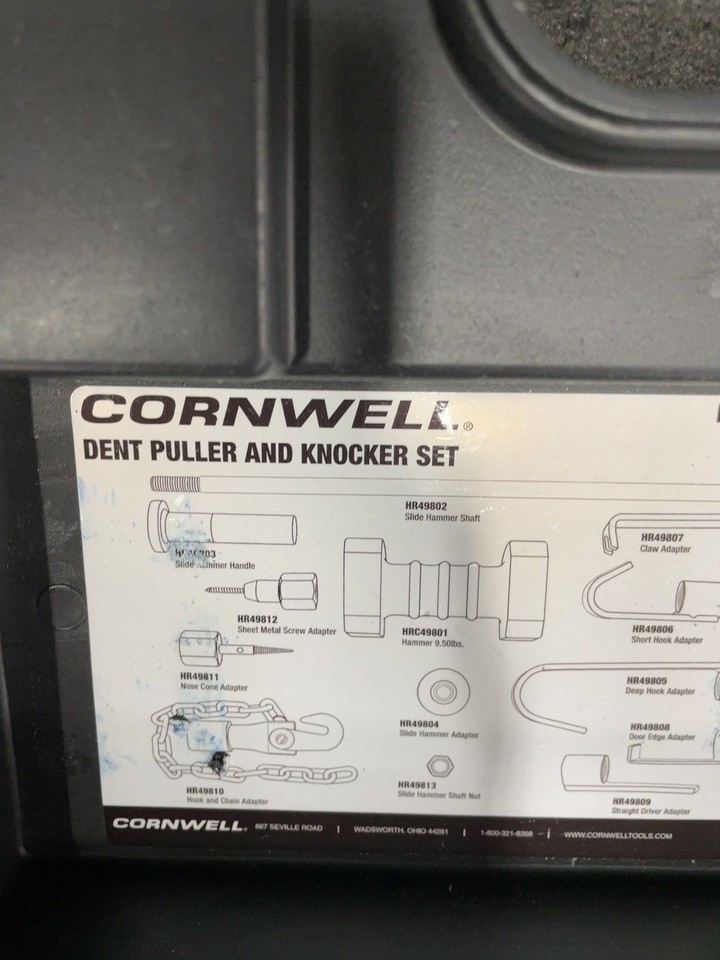 CORNWELL TOOLS HRC49800 Dent Puller And Knocker Set * | eBay