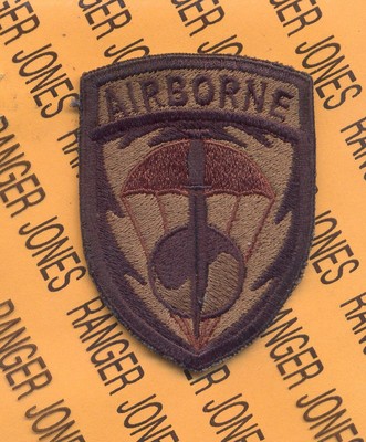 US Army Special Operations Command Korea Airborne SOCKOR OD patch c/e ...