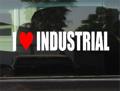 I Love Industrial Vinyl Decal Sticker for Car Window Laptop & More | eBay